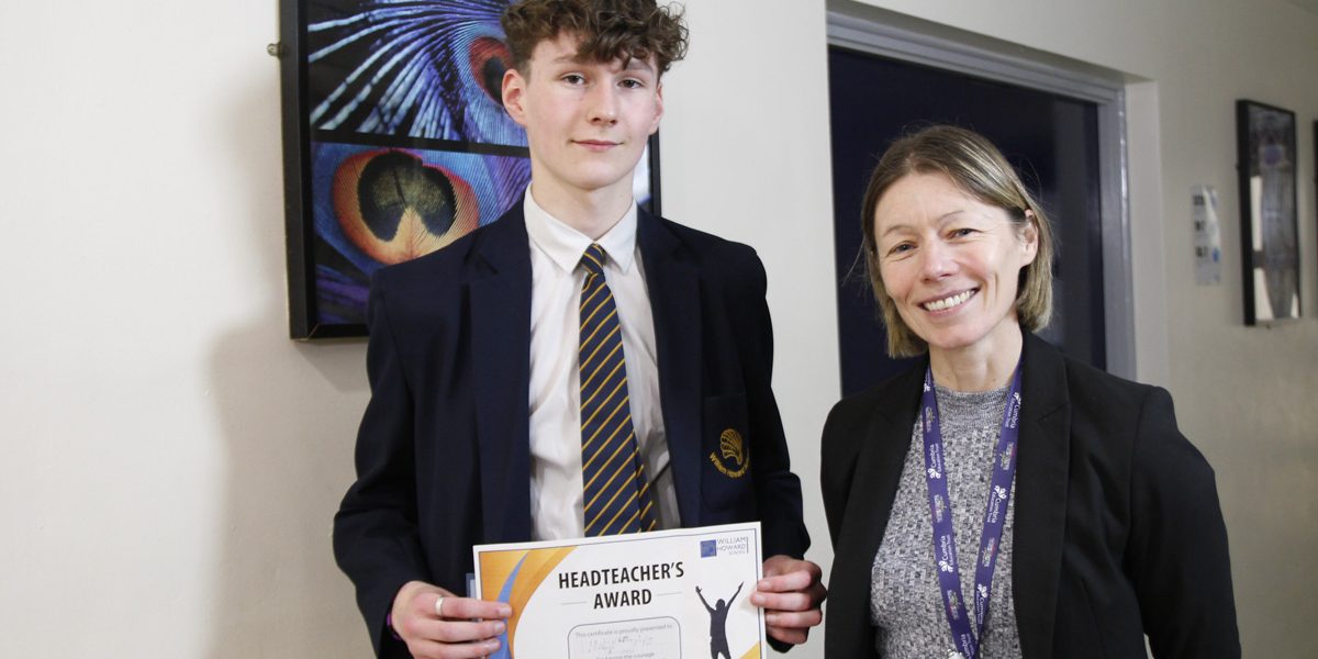 Work Experience Earns Headteacher's Award - William Howard School