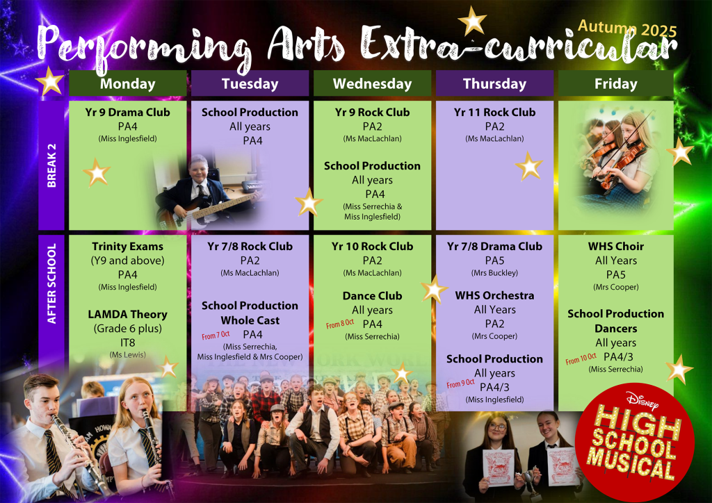 New Extra-curricular Programme - William Howard School