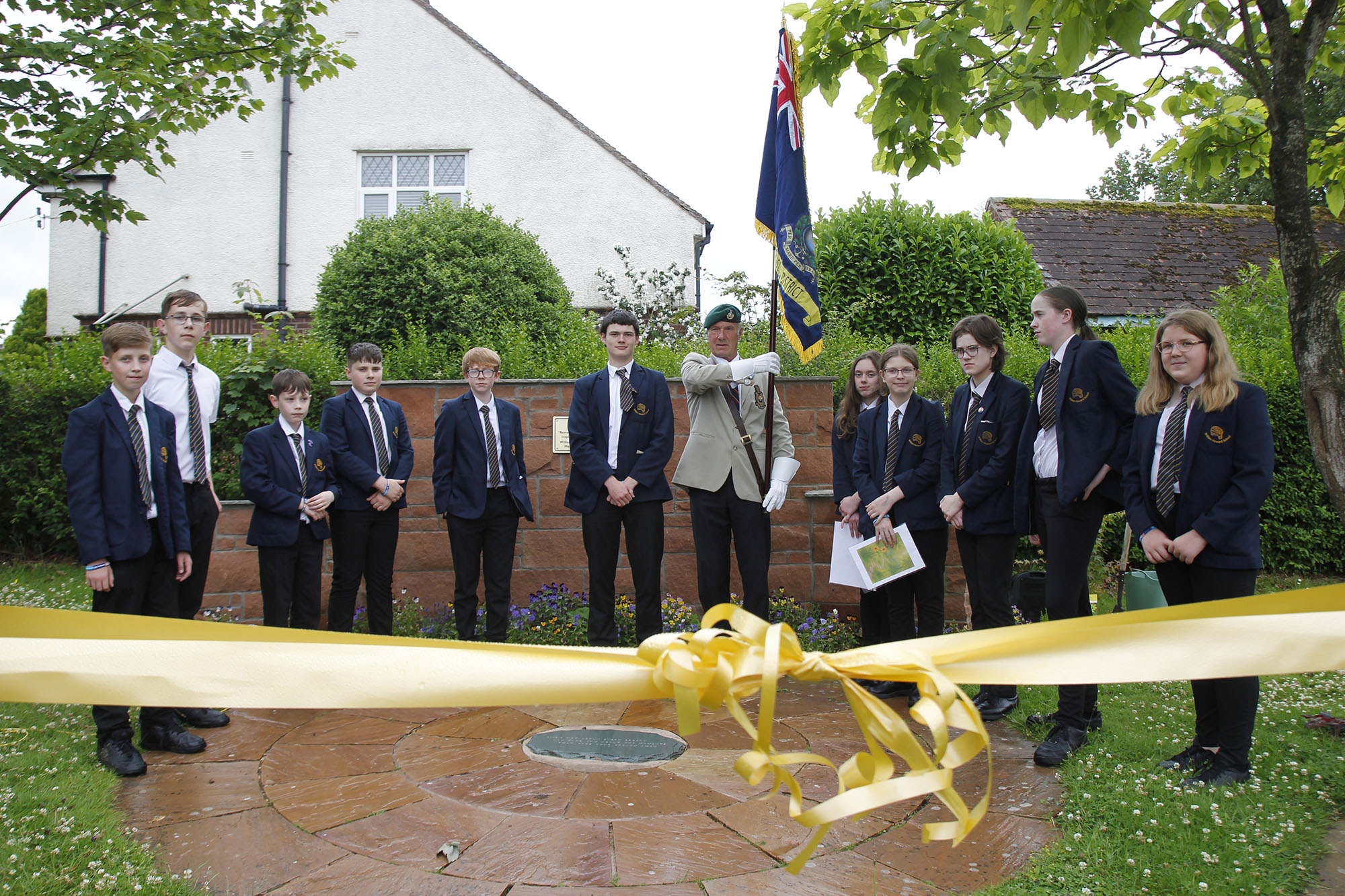 Memorial Garden Officially Opened - William Howard School